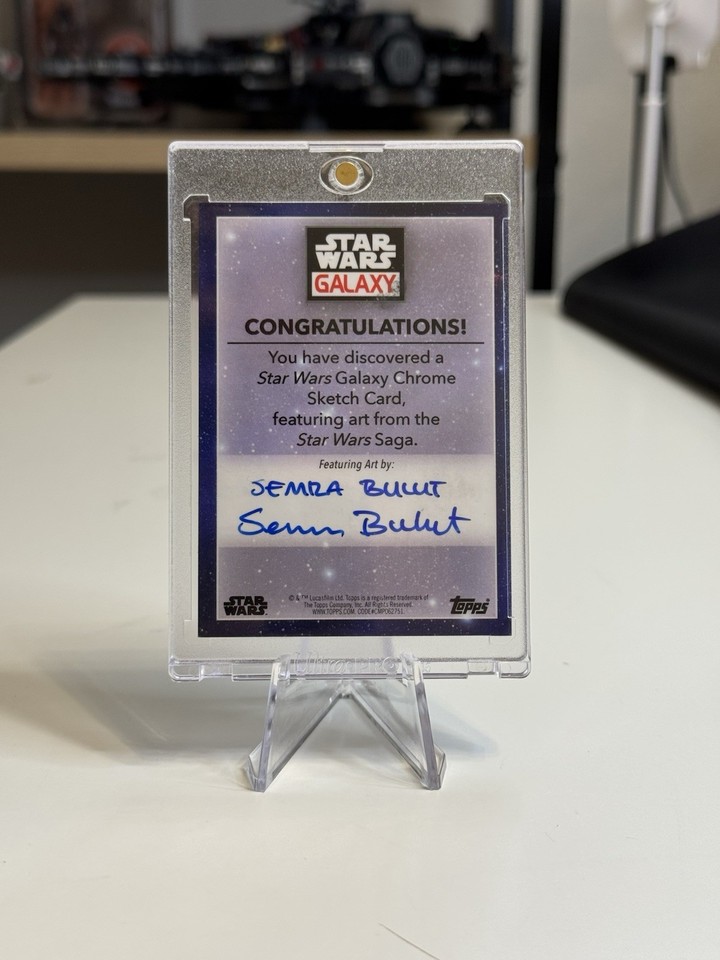 2025 Topps Chrome Star Wars Kylo Ren Sketch Card 1/1 By Semra Bulut | eBay