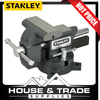 Stanley Bench Vice 100mm 4" Light Duty Cast Iron FATMAX 1-83-065 | eBay ...