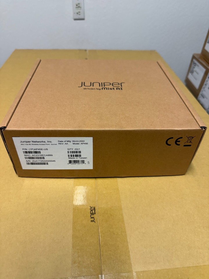New Juniper AP45E-US MultiGigabit WiFi 6E Access Point (ANTENNAS NOT ...