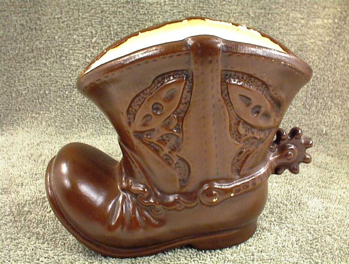 Old Cowboy Boots Planter Cowboy Boot Vase Planter Blue Ceramic Texas