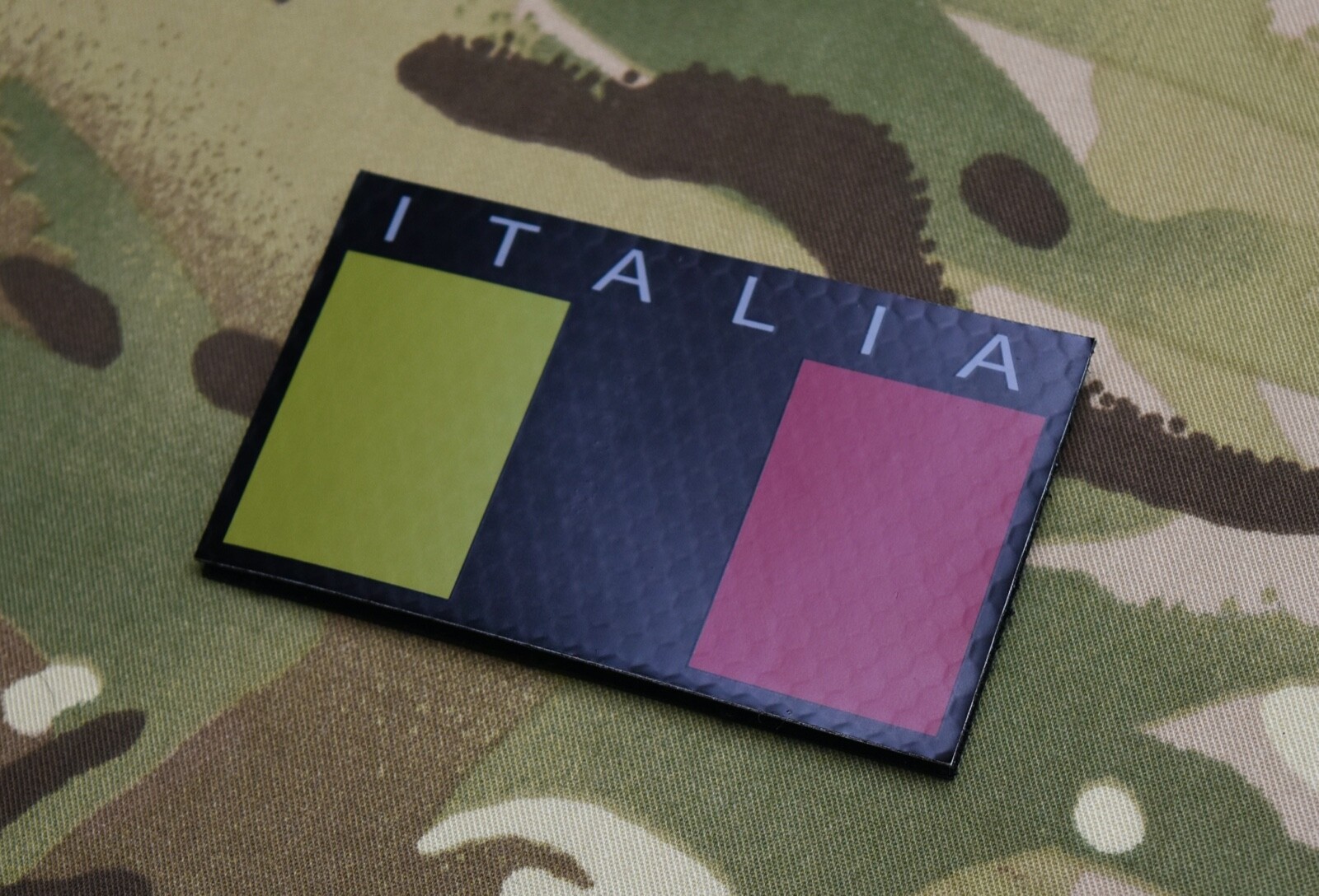 Infrared ITALIA Flag Patch ITA Col Moschin Alpini COMSUBIN IR Subdued ...