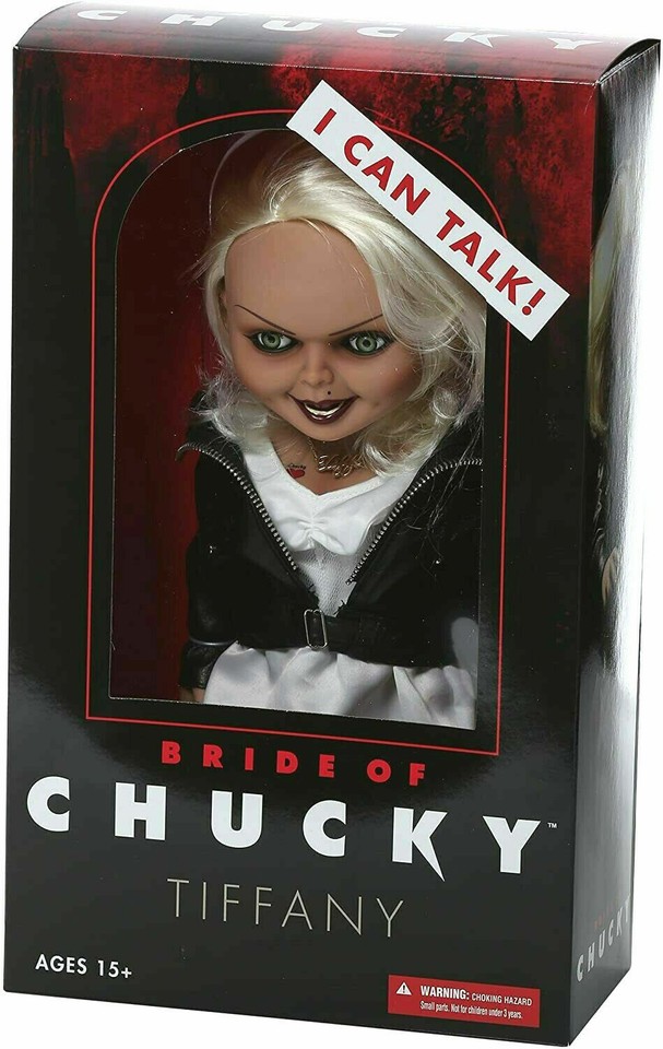 Chucky Doll Child's Play Tiffany 15" Mezco Talking Mega Scale W/ Sound ...