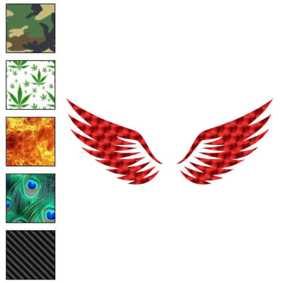 Wings, Vinyl Decal Sticker, 40 Patterns & 3 Sizes, #6661 | eBay