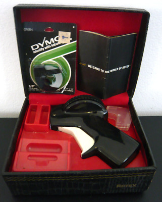 Label Makers - Vintage Rotex Labeler Maker