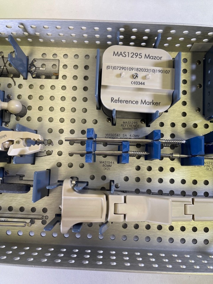 Medtronic Mazor X Tray Reference Marker Instrument Set Navigated Neuro ...
