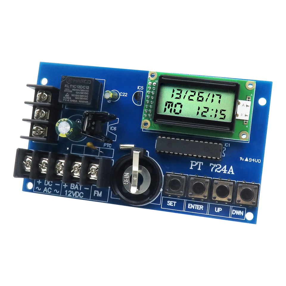 PT724A Digital Timer 365 Day 24 Hr Annual Event Timer Board | eBay