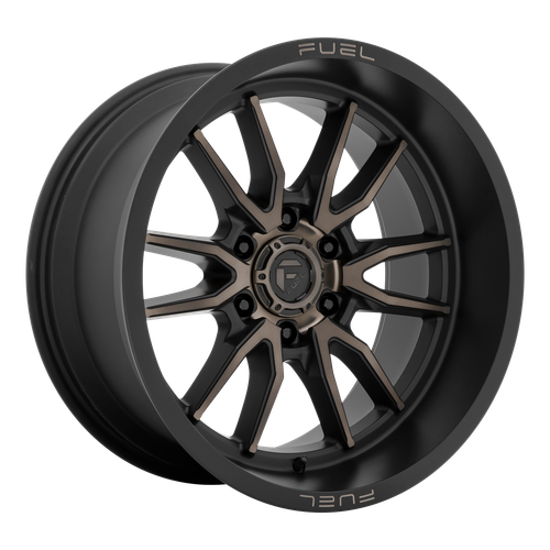 22x12 Fuel D762 CLASH Matte Black Double Dark Tint Wheel 8x170 (-44mm ...
