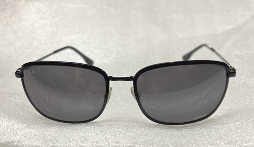 Ray-Ban Sunglasses Polarized Chromance Black Metal RB 3705 002/K8 | eBay