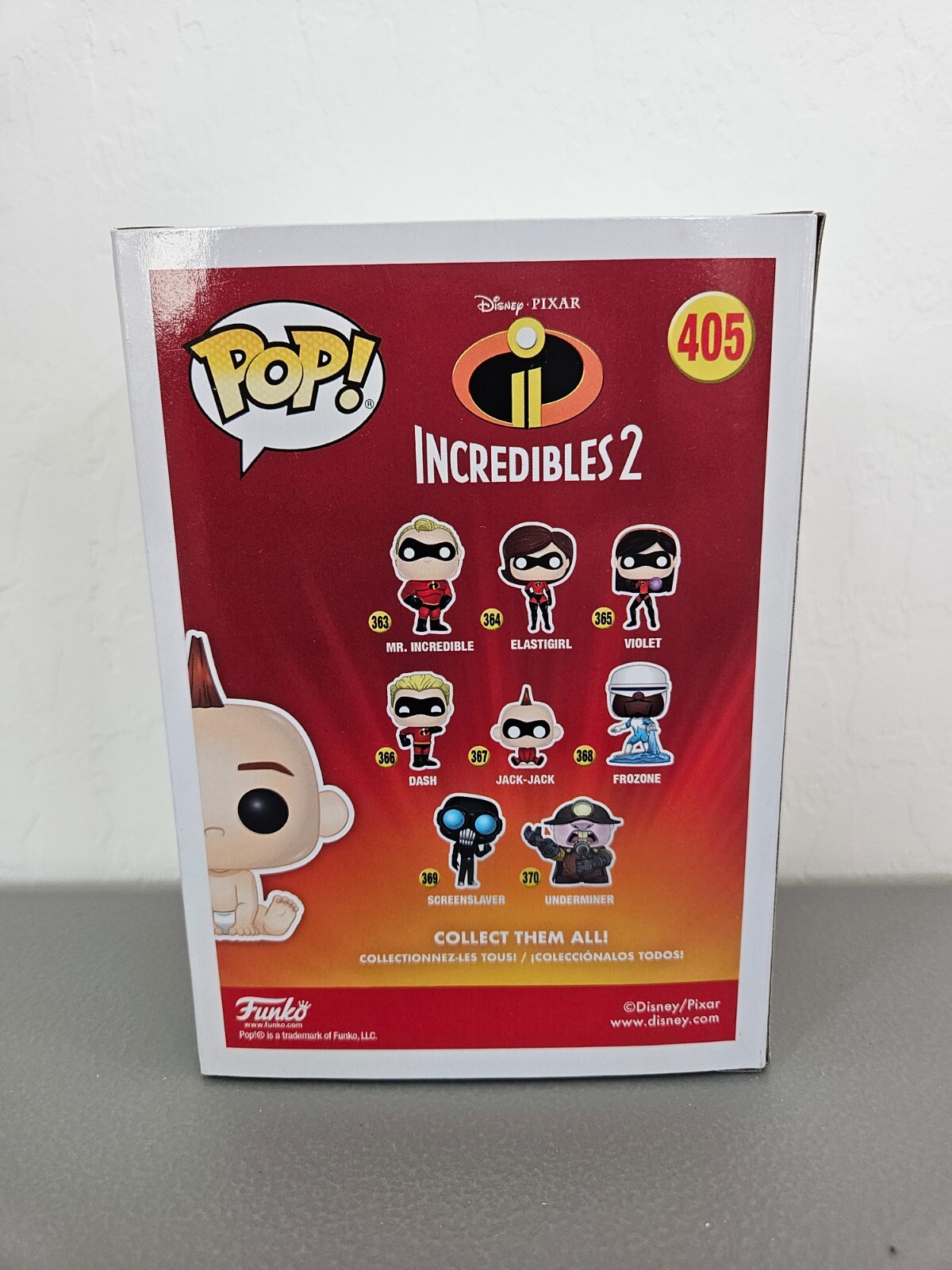 Funko Pop! Incredibles 2 - Jack-Jack in Diaper # 405 (FYE) 889698314763 ...