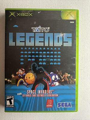 Taito Legends (Xbox, 2005) Complete & Tested Space Invaders ...