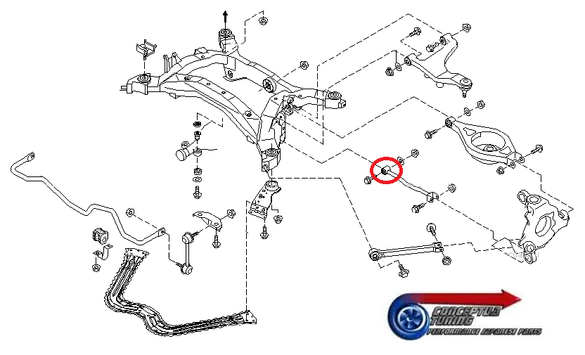 SuperPro Rear Lower Front Control Arm Inner Bushes- For V35 350GT ...