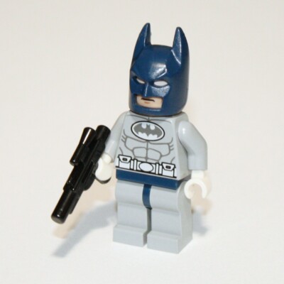 Lego Batman Minifigure Blue Mask Arctic Torso Mixed Parts with Blaster ...