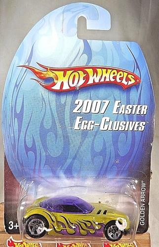2007 Hot Wheels Easter Egg-Clusives GOLDEN ARROW Green/Purple w/Chrome ...