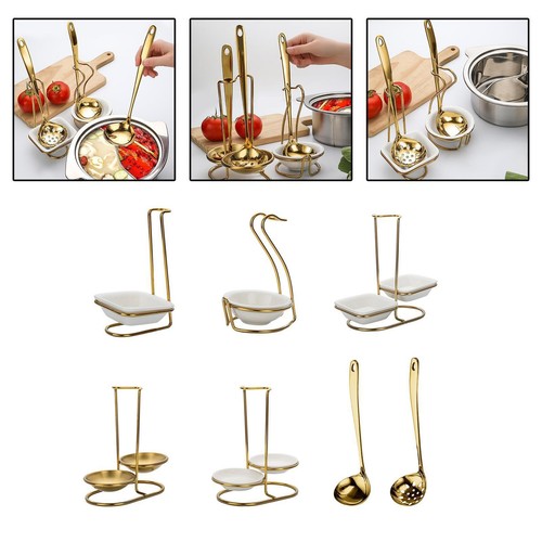 standing spoons Rest Whisk Kitchen Gadget Storage Spoon Rest Holder for ...