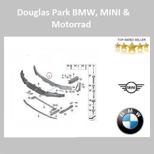 BMW 1 Series F40 Rear Bumper Reinforcement Bar for sale online | eBay