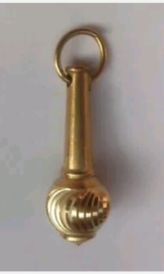 Hanuman Latest Brass Bajrangi Gada Lord Pendant Mace Religious Weapon ...