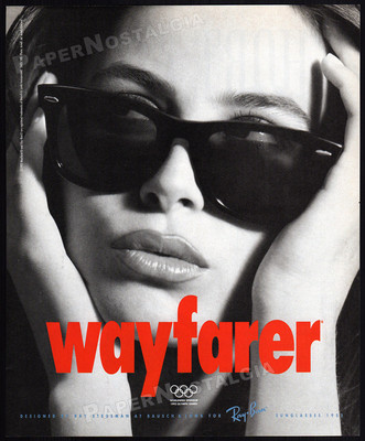 RAY-BAN WAYFARER__Original 1992 print AD / ADVERT promo__Sunglasses ...