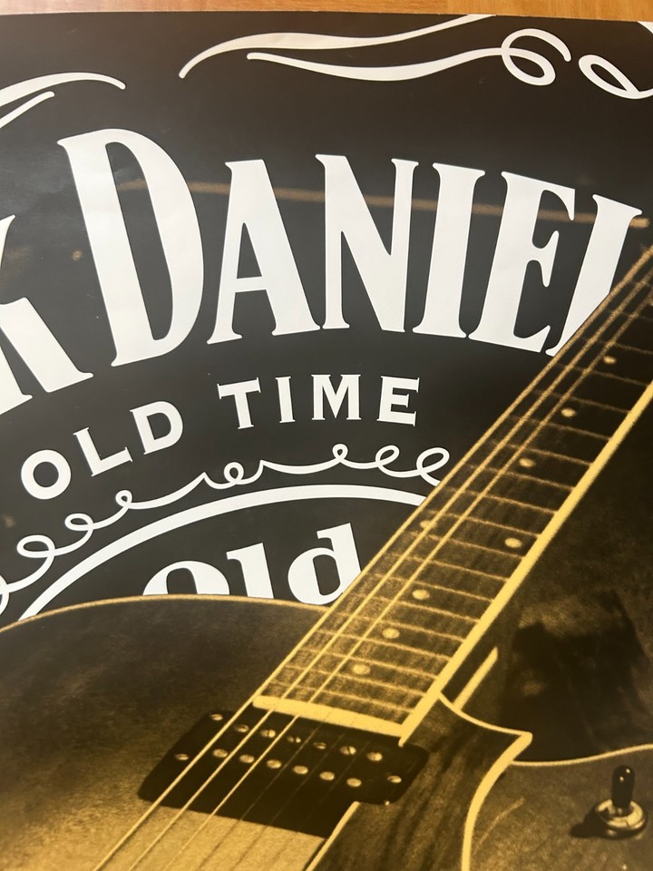 Jack Daniel's / JACK ROCKS Fender Japan Original Promo Poster B2 ...