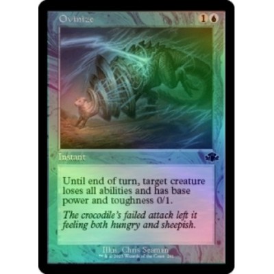 FOIL OVINIZE (RETRO FRAME) X4 Dominaria Remastered Magic MTG MINT CARD ...