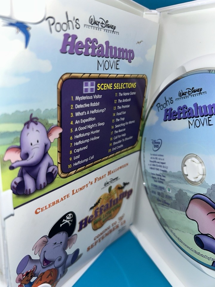 Walt Disney DVD Winnie The Pooh: Pooh's Heffalump Movie 2005 TESTED! | eBay