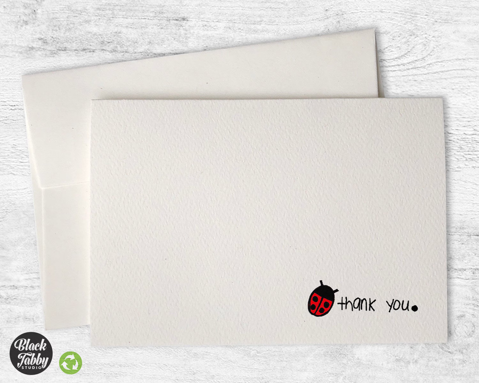 Pretty Little Ladybug - Thank You Cards | eBay