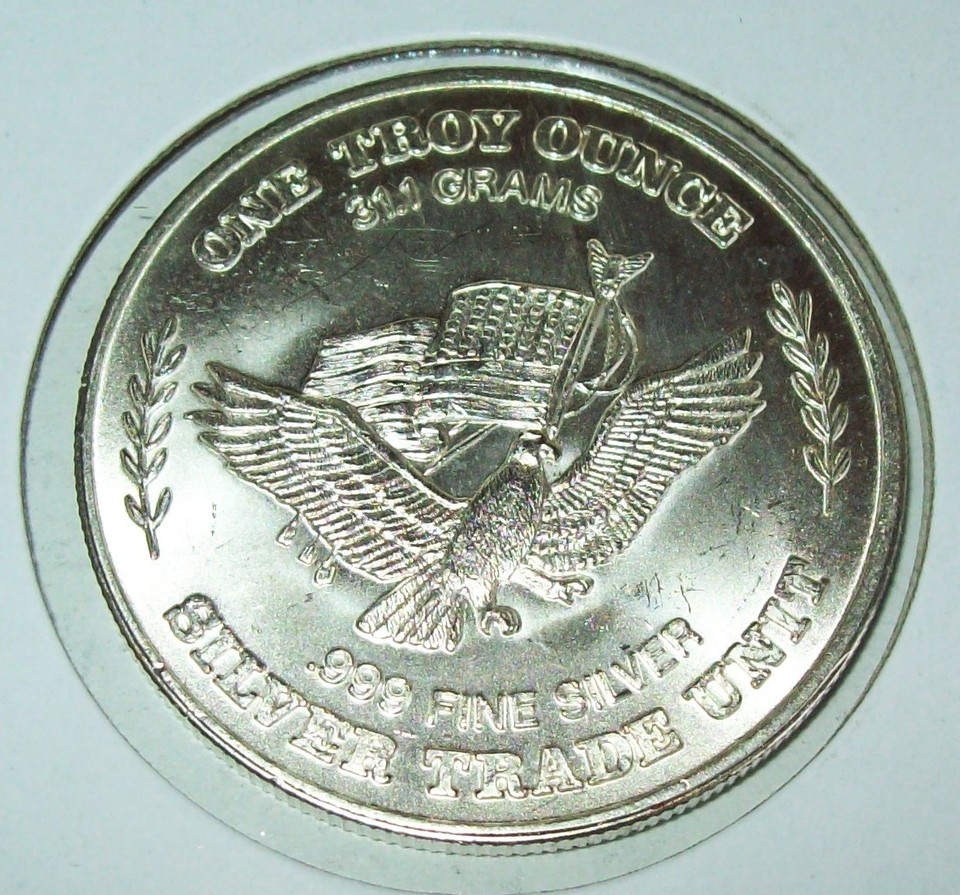 1981 U.S. Assay 1 troy oz. .999 Fine Silver Round Strategic Stockpile ...