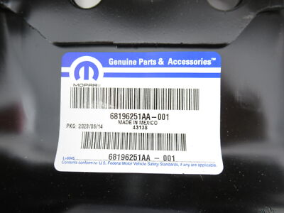 Genuine OEM Mopar Dodge Ram 68196251AA Driver LH Front Bumper Tow Hook ...