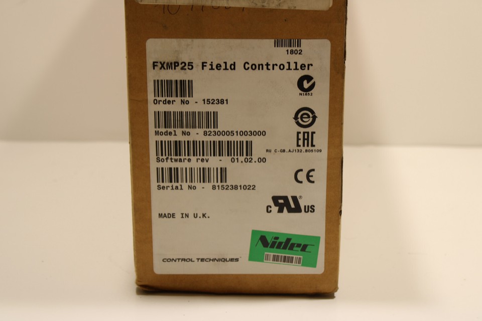 Nidec FXMP25 Field Controller Control Techniques NEW | eBay