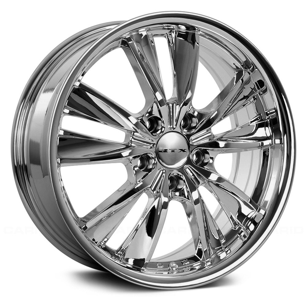 RTX TWIST Wheels 17x7 (40, 5x114.3, 73.1) Chrome Rims Set of 4 | eBay
