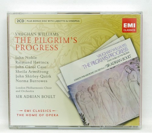 SIR ADRIAN BOULT - VAUGHAN WILLIAMS the pilgrim's progress EMI 2xCDs NM ...