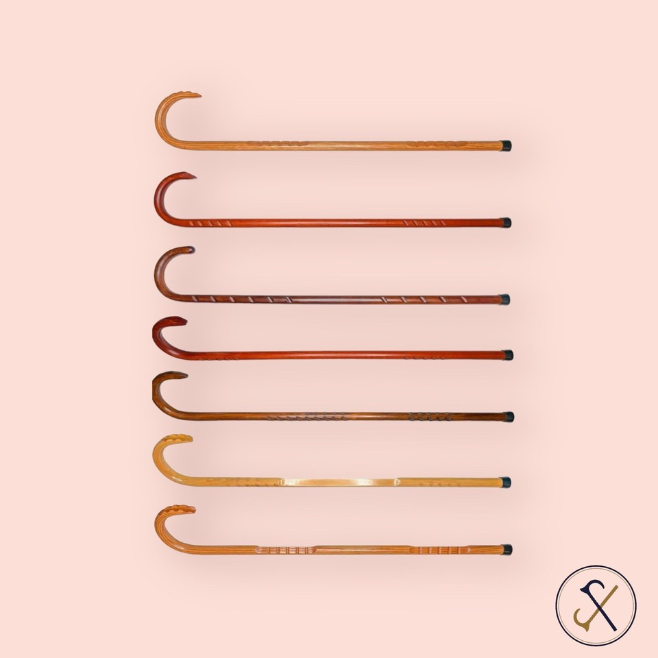 Walking Cane Stick Self Protection Mobility Hickory Wood Masters USA ...