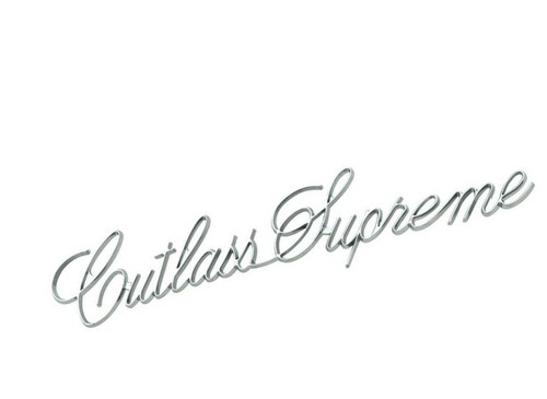 For 1973-1977 Oldsmobile Cutlass Supreme Script Trunk Emblem #9634814 ...