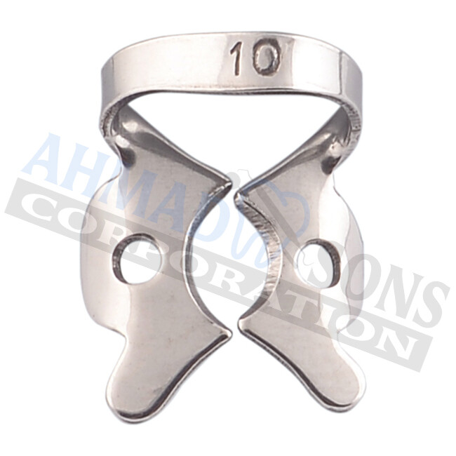 100 PCS Dental Rubber Dam Clamps Endodontics Ivory Retractors Premolar ...