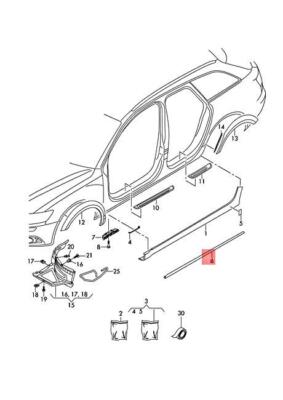 Genuine AUDI A6 Allroad qu. quattro 4GH 4GJ Cover Trim 4G9854868 | eBay
