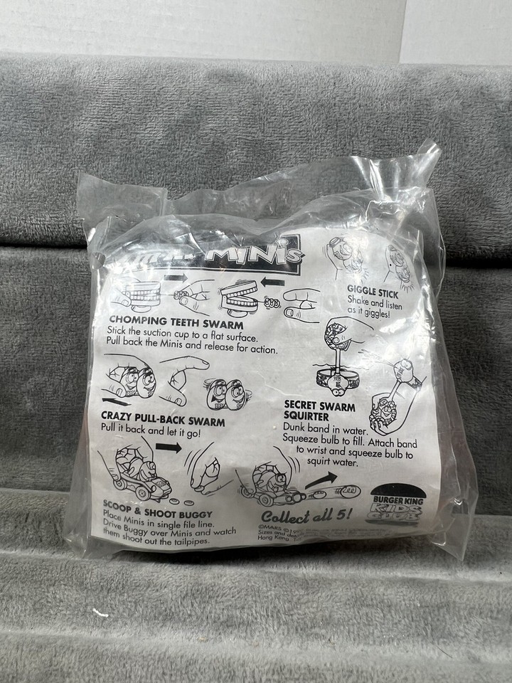 1997 Vintage Burger King M&M Minis Giggle Stick Kids Club Meal Toy ...