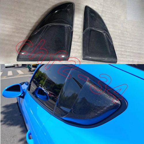 For Porsche 981 718 Cayman Real Carbon GT4 RS style Rear Window Louver ...
