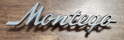 Mercury Montego Emblem Vintage Script Chrome X2302 | eBay