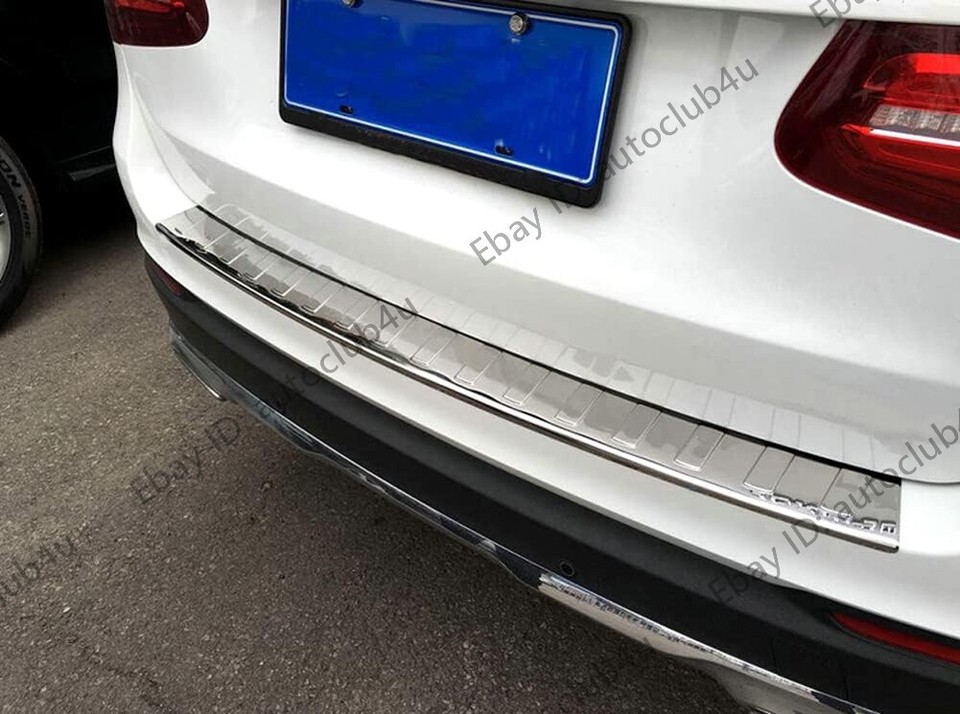 Silver Rear Bumper Protector Guard Cover Plate For Benz GLC GLC300 AMG ...