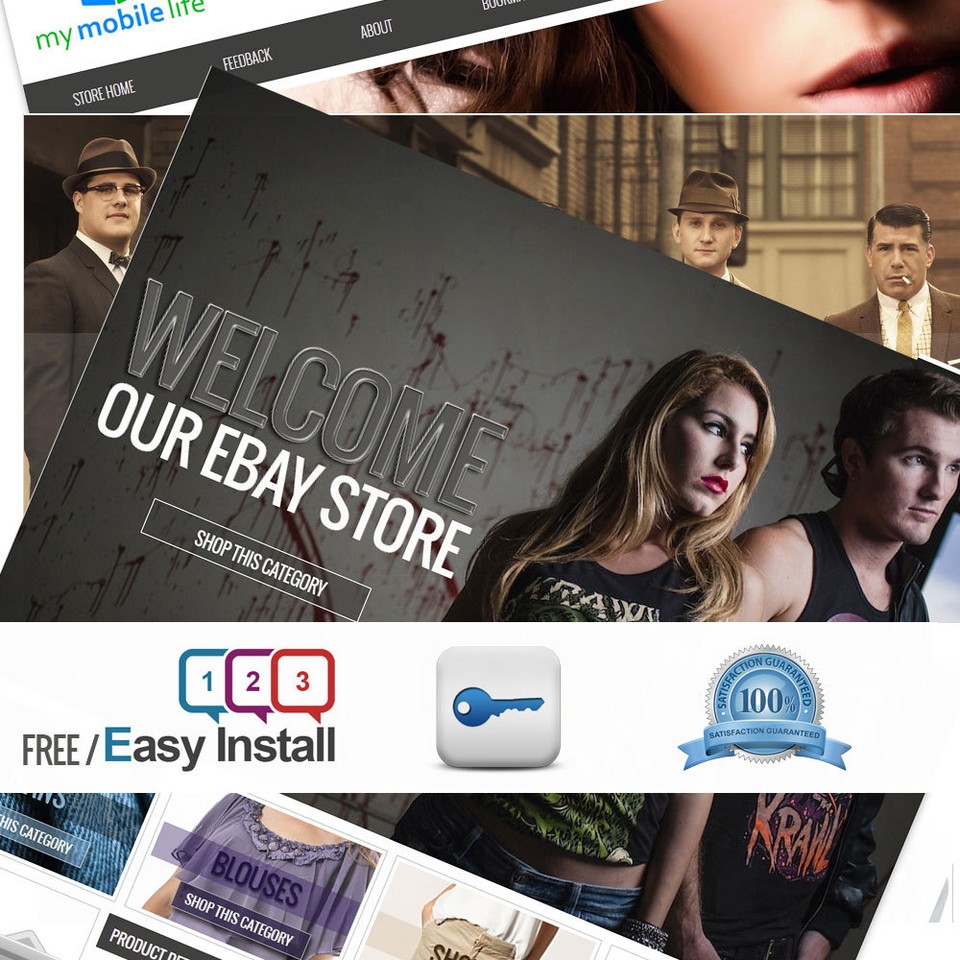 Full Professional eBay Shop Store & Listing Template Design top design ...