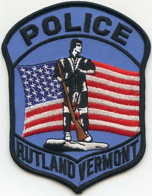 RUTLAND VERMONT VT POLICE PATCH | eBay