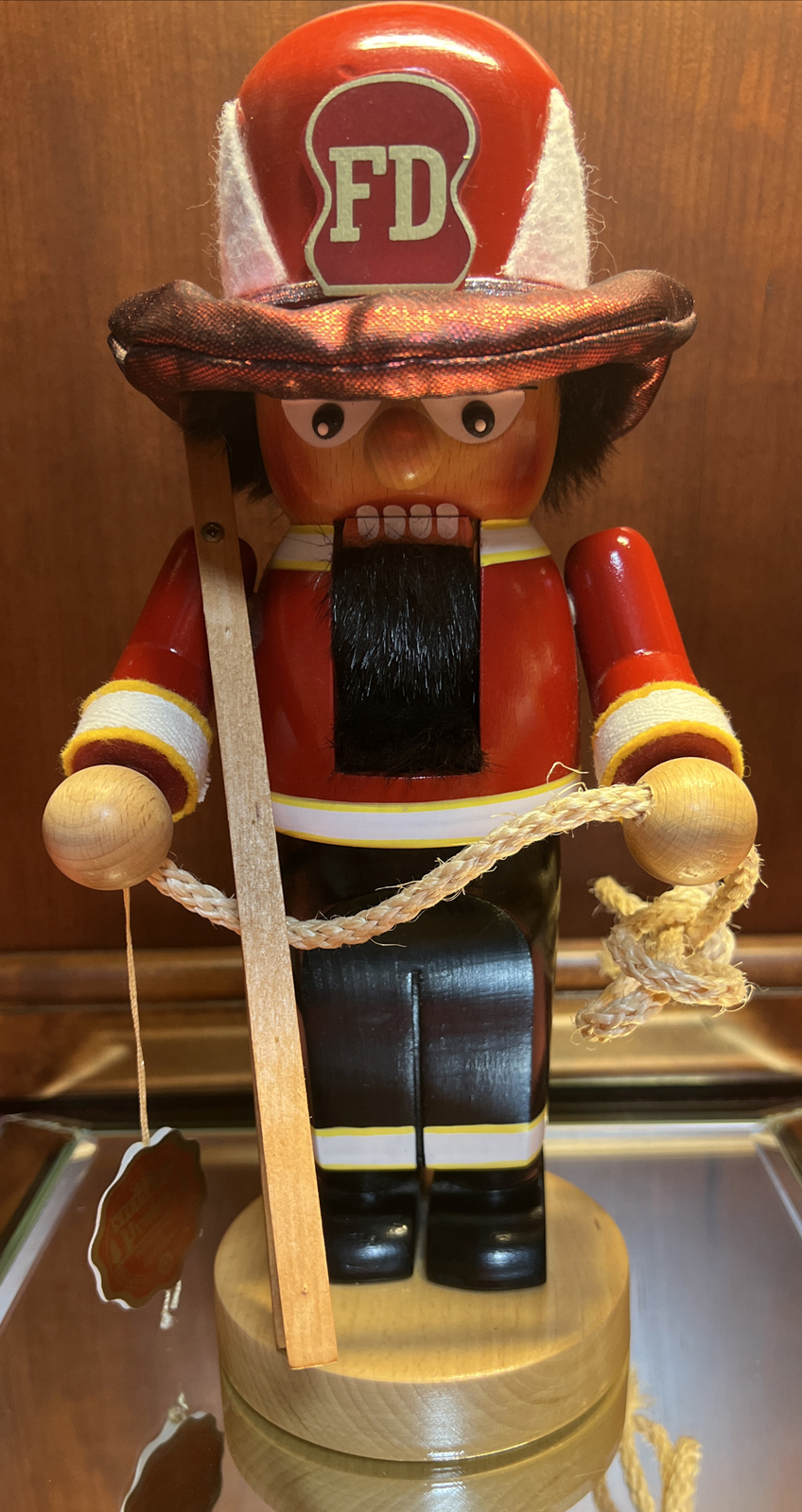 Steinbach Vintage Chubby Firefighter Nutcracker,handcrafted In Germany ...