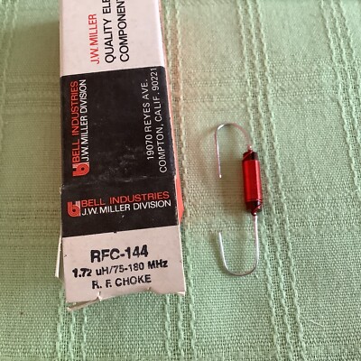 Miller RFC-144 Frequency Selective Choke 75-180 MHz 1.72 uH | eBay