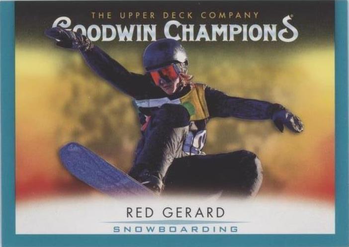 2021 Upper Deck Goodwin Champions - Horizontal Red Gerard #84 Turquoise ...