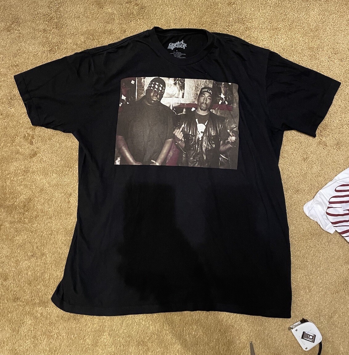 Biggie Smalls Notorious BIG Tupac 2PAC T Shirt Size X… - Gem