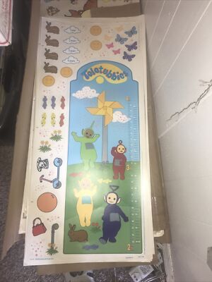 Teletubbies Measure Me Priss Prints Rare Jumbo Stick Ups Wall Decals ...