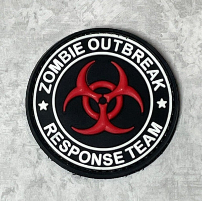 Zombie Outbreak Response Team Tactical PVC Patch, Morale Hook Back ...