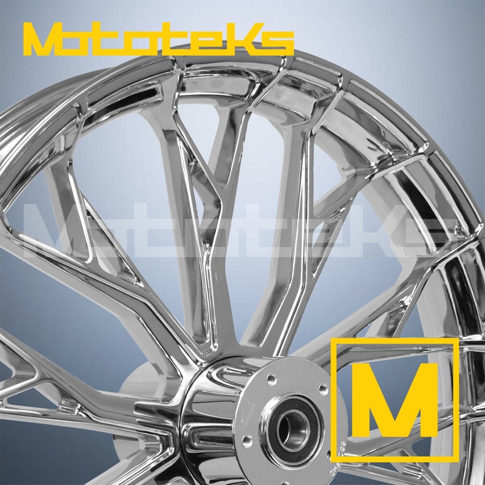 21" 21X3.5 RAIDER MAG WHEEL CHROME FOR HARLEY SOFTAIL MODELS FRONT RIM ...