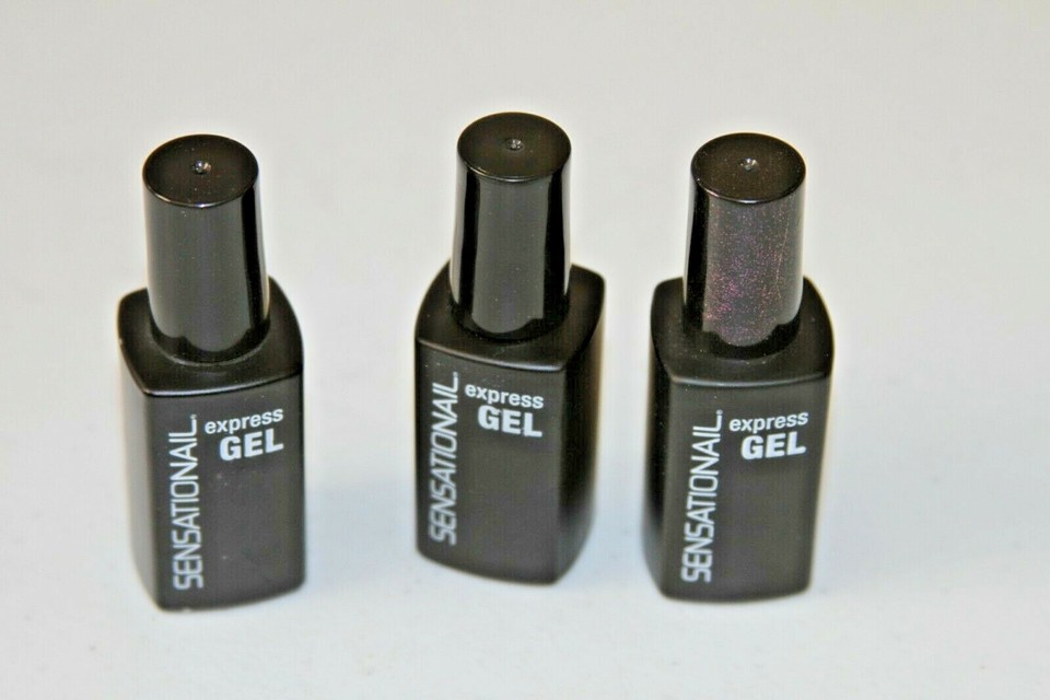 Sensational Express Gel One Step Nail Polish set of 3 #7 | eBay