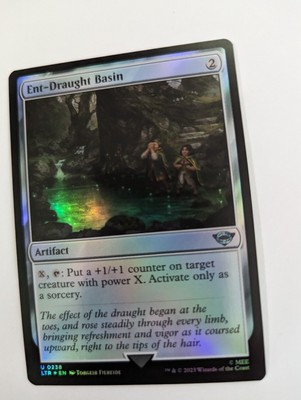 MTG Magic the Gathering Card LOTR Foil Ent-Draught Basin Artifact | eBay