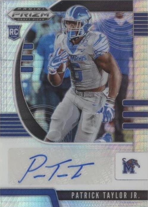 2020 Panini Prizm Draft Picks - Draft Picks Rookies Patrick Taylor Jr. #247 Hyper Prizm ...